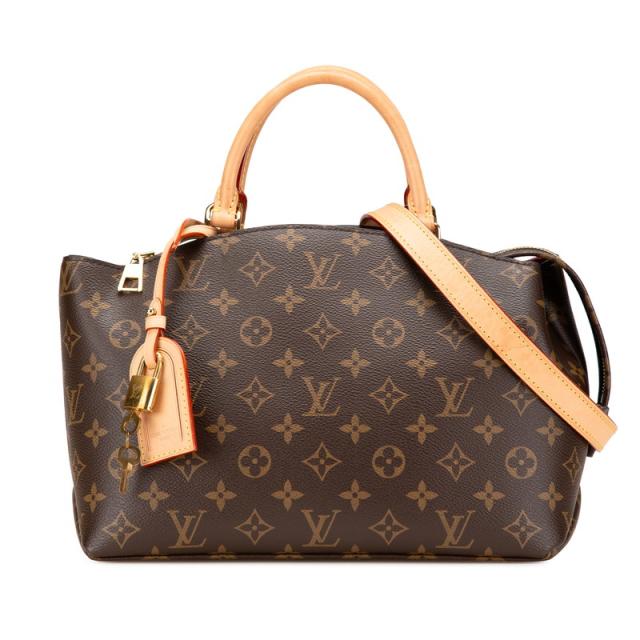 ルイ ヴィトン モノグラム プティ パレPM ハンドバッグ ショルダーバッグ 2WAY M45900 ブラウン PVC レザー LOUIS VUITTON 【中古】