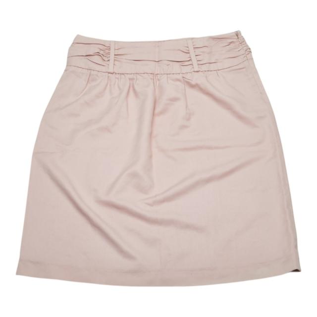 サルヴァトーレフェラガモ スカート サイズ：46 ライトピンク シルク レディース Salvatore Ferragamo 【中古】