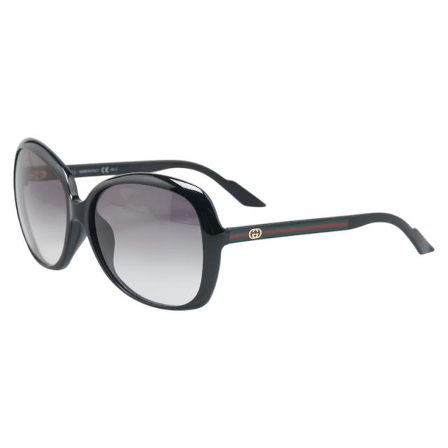 グッチ インターロッキングG シェリーライン サングラス GG3171F/S ブラック マルチカラー プラスチック レディース GUCCI 【中古】