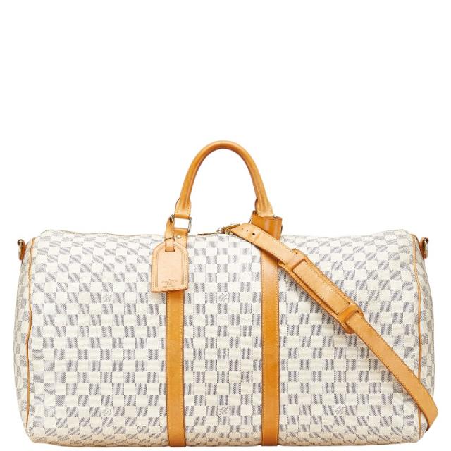 ルイ ヴィトン ダミエ アズール キーポル55 バンドリエール ボストンバッグ ショルダーバッグ 2WAY N41429 LOUIS VUITTON 【中古】