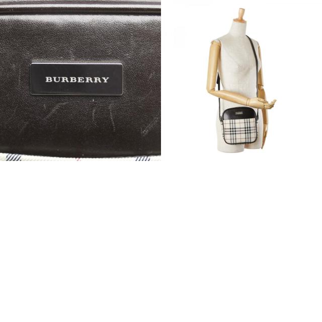 バーバリー ノバチェック 斜め掛け ショルダーバッグ ベージュ