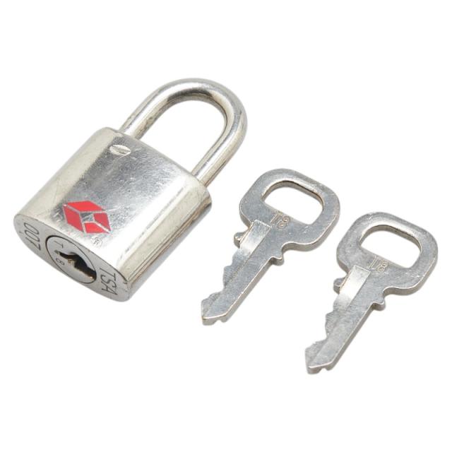 ルイ ヴィトン TSAマークロック カデナ 南京錠 キー セット シルバー メタル レディース LOUIS VUITTON 【中古】