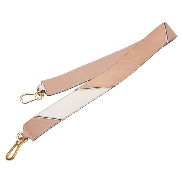 ロエベ ショルダーストラップ ピンク レザー スエード レディース LOEWE 【中古】