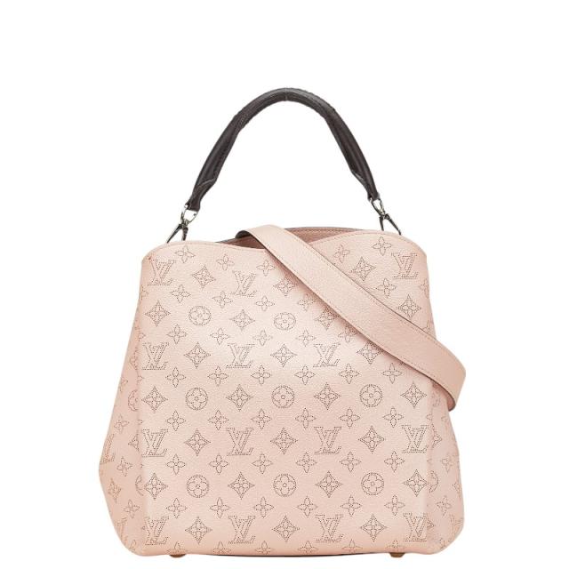 ルイ ヴィトン モノグラム マヒナ バビロンPM ハンドバッグ ショルダーバッグ 2WAY M50033 マグノリア ピンク LOUIS VUITTON 【中古】