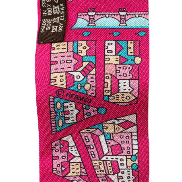 エルメス ツイリー Rive Droite Rive Gauche 右岸と左岸 街 スカーフ