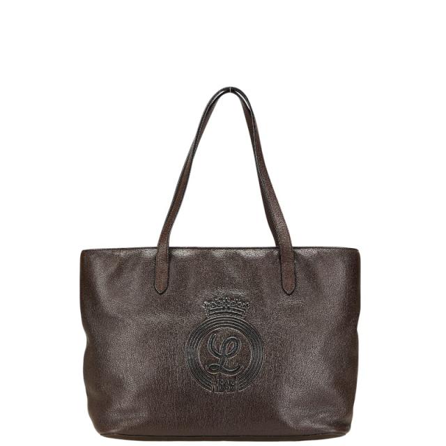 ロエベ ハンドバッグ トートバッグ ブラウン レザー レディース LOEWE 【中古】