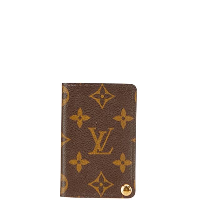 ルイ ヴィトン モノグラム ポルトカルト クレディ プレッシオン カードケース M60937 ブラウン PVC レザー LOUIS VUITTON 【中古】