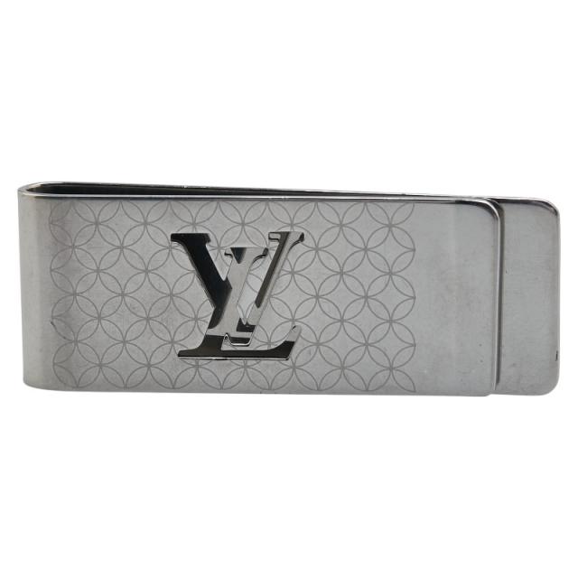 ルイ ヴィトン パンス ビエ シャンゼリゼ マネークリップ M65041 シルバー メタル レディース LOUIS VUITTON 【中古】