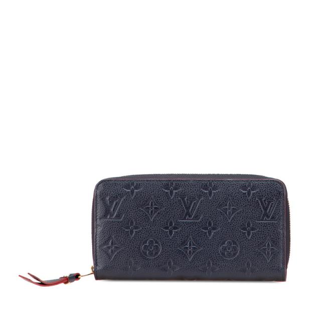 ルイ ヴィトン モノグラム アンプラント ジッピーウォレット ラウンドファスナー 長財布 M62121 レディース LOUIS VUITTON 【中古】