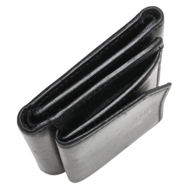 ジミーチュウ HAWLEY ホーリー 三つ折り財布 ブラック レザー