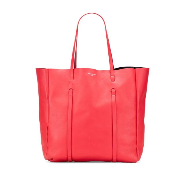 バレンシアガ エブリデイ トートバッグ ワンショルダーバッグ 475201 レッド レザー レディース BALENCIAGA 【中古】