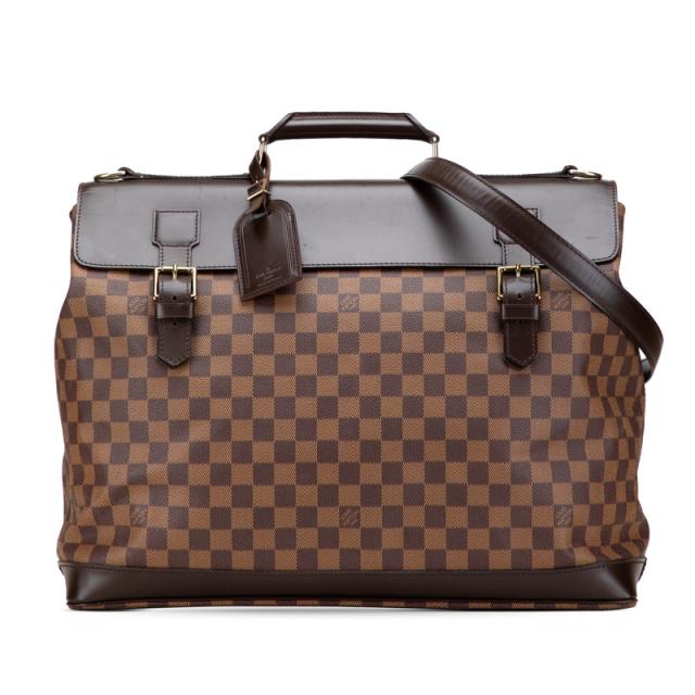 ルイ ヴィトン ダミエ ウエストエンドGM ボストンバッグ ショルダーバッグ 2WAY N41120 エベヌ ブラウン PVC LOUIS VUITTON 【中古】