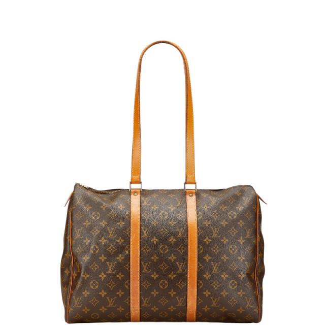 ルイ ヴィトン モノグラム フラネリー45 ボストンバッグ ショルダーバッグ M51115 ブラウン PVC レザー LOUIS VUITTON 【中古】