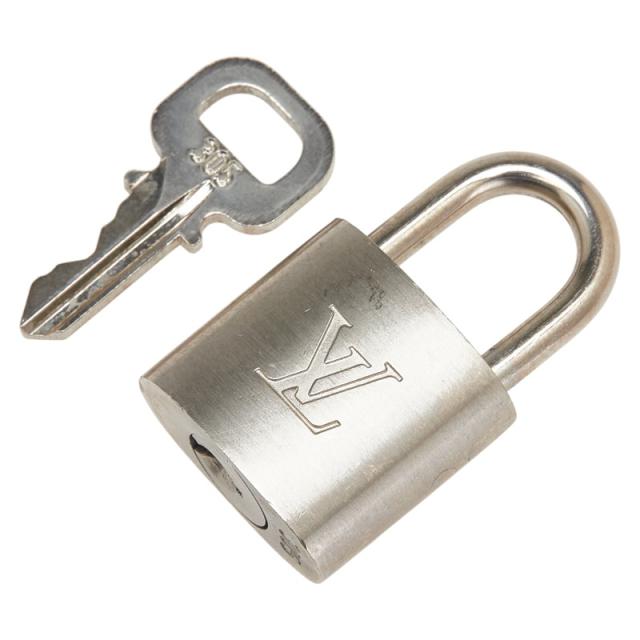ルイ ヴィトン カデナ 南京錠 キー セット シルバー メタル レディース LOUIS VUITTON 【中古】