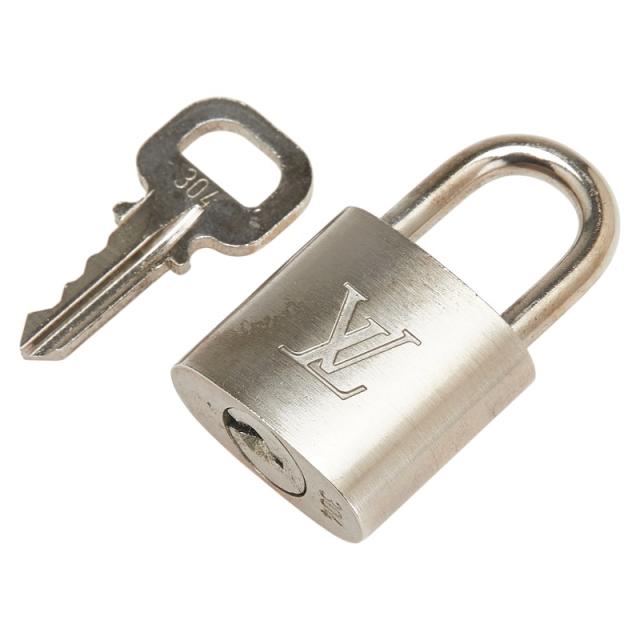 ルイ ヴィトン カデナ 南京錠 キー セット シルバー メタル レディース LOUIS VUITTON 【中古】