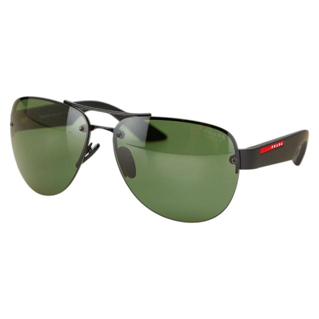 プラダ スポーツ サングラス SPS55Y ブラック プラスチック レディース PRADA 【中古】