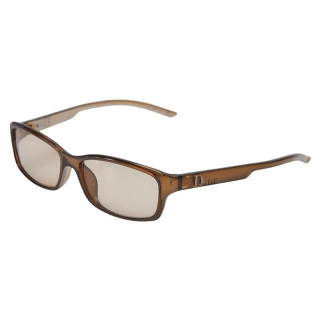 ディオール サングラス ブラウン プラスチック レディース Dior 【中古】