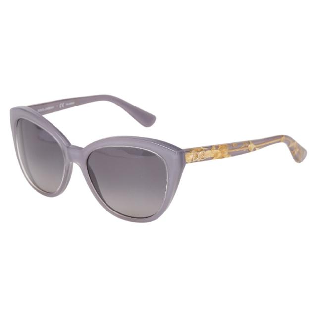 ドルチェアンドガッバーナ サングラス DG4250 グレー ゴールド プラスチック レディース DOLCE&GABBANA 【中古】