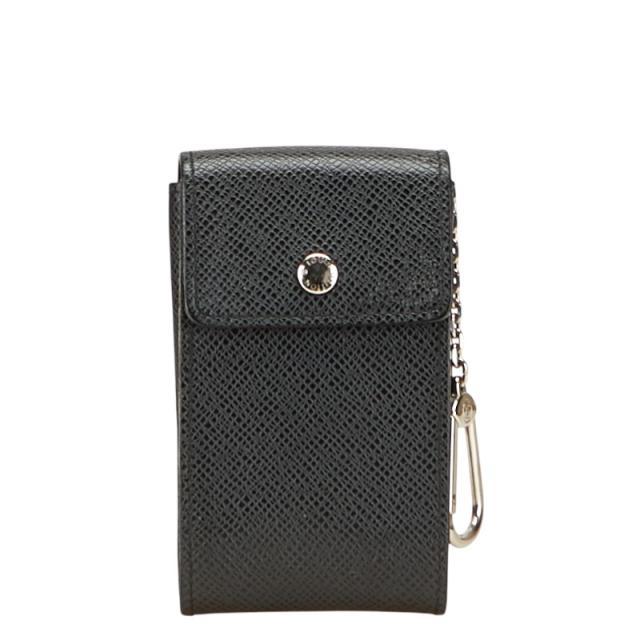 ルイ ヴィトン タイガ ポルトクレバッジ シガレットケース M30562 ブラック レザー レディース LOUIS VUITTON 【中古】