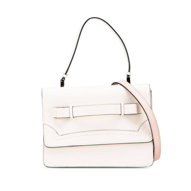 ヴァレンティノ ハンドバッグ ショルダーバッグ 2WAY ホワイト ピンク レザー レディース VALENTINO 【中古】