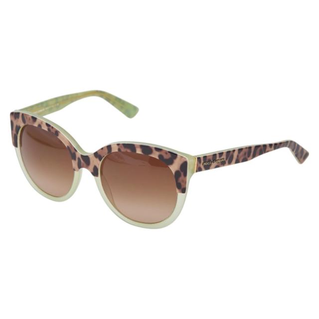 ドルチェアンドガッバーナ レオパード サングラス グラデーションレンズ DG4259 ベージュ マルチカラー DOLCE&GABBANA 【中古】