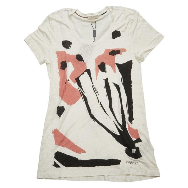 バーバリー ニット サマーニット サイズ：M ベージュ マルチカラー リネン メンズ BURBERRY 【中古】