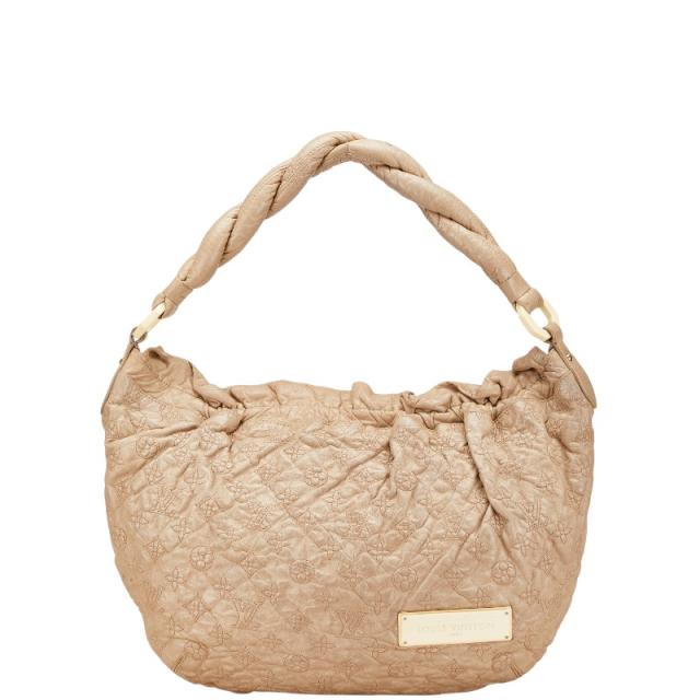ルイ ヴィトン モノグラム オランプ ニンブスGM ハンドバッグ M95423 ベージュ レザー レディース LOUIS VUITTON 【中古】