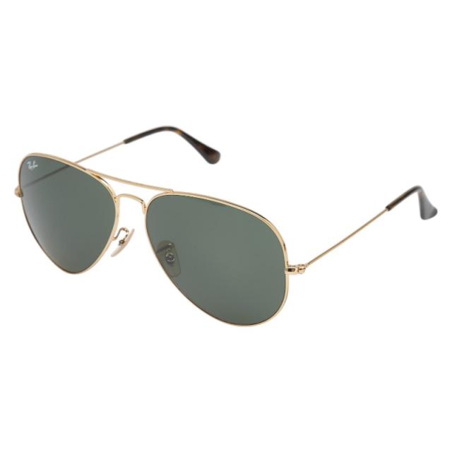 レイバン AVIATOR アビエーター ティアドロップ サングラス RB3025 ゴールド メタル プラスチック メンズ Ray-Ban 【中古】