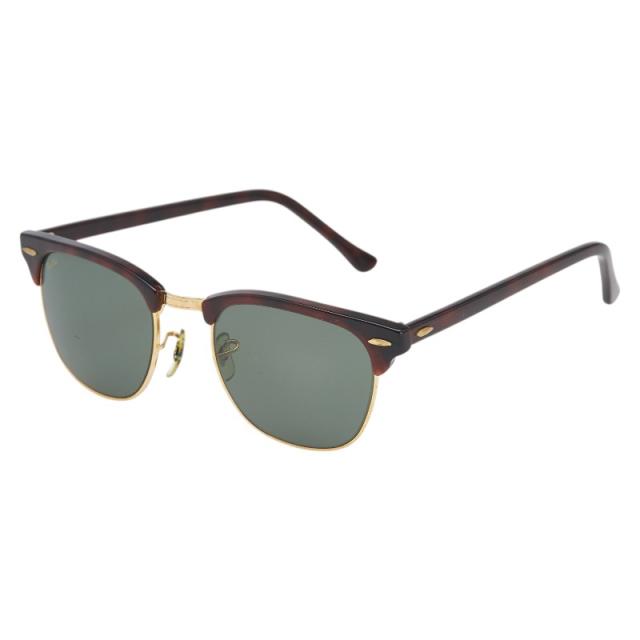 レイバン BAUSCH & LOMB ボシュロム サングラス ブラウン ゴールド プラスチック メンズ Ray-Ban 【中古】