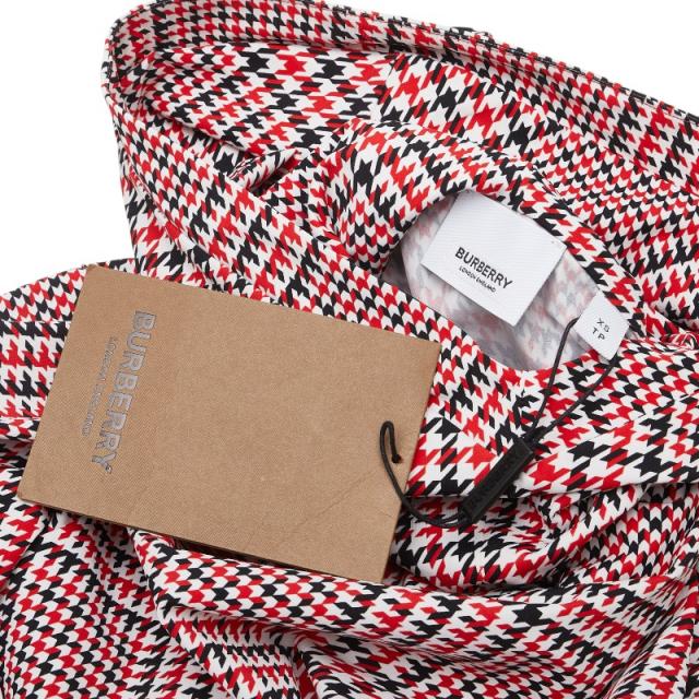 バーバリー グレンチェック パーカー プルオーバー サイズ：XS マルチカラー ポリウレタン ポリアミド レディース BURBERRY 【中古】 バーバリー グレンチェック パーカー プルオーバー サイズ：XS マルチ