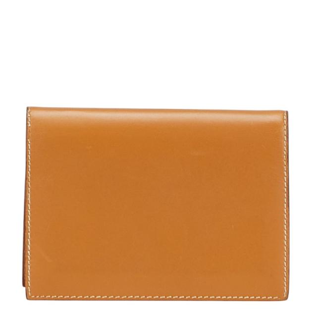 エルメス アジェンダGM 手帳カバー ゴールド ブラウン ボックスカーフ レディース HERMES 【中古】