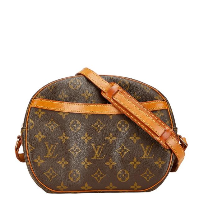 ルイ ヴィトン モノグラム ブロワ ショルダーバッグ M51221  ブラウン PVC レザー レディース LOUIS VUITTON 【中古】