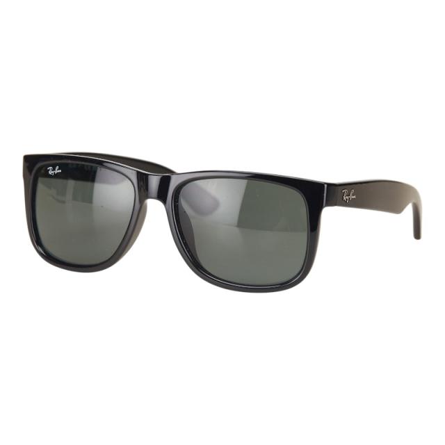 レイバン ジャスティン サングラス RB4165F ブラック プラスチック メンズ Ray-Ban 【中古】