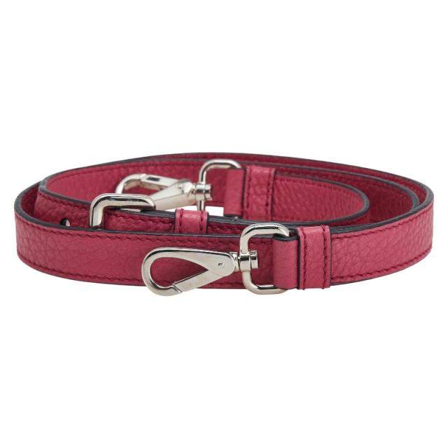 プラダ ショルダーストラップ ネームタグ クロシェット 鍵 パドロック セット ピンク レザー レディース PRADA 【中古】