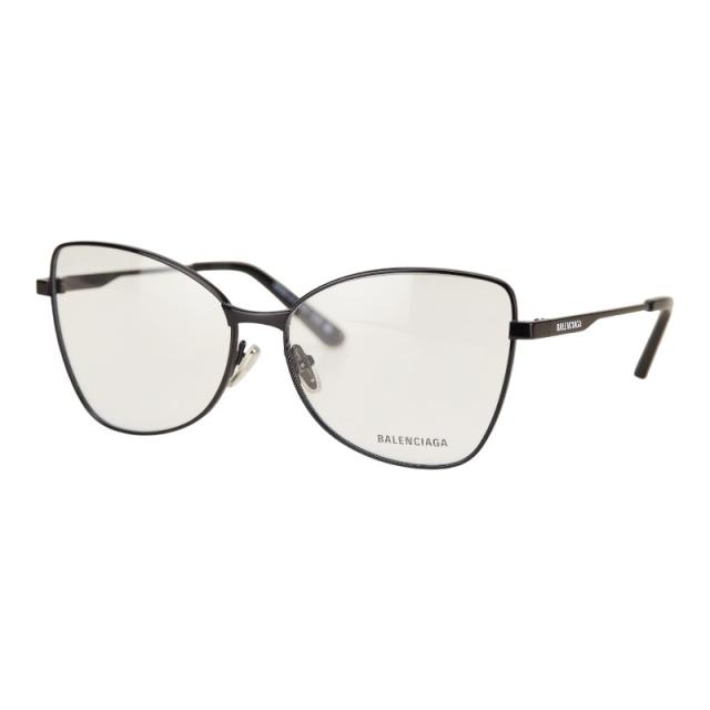バレンシアガ メガネ BB0282O ブラック プラスチック メンズ BALENCIAGA 【中古】