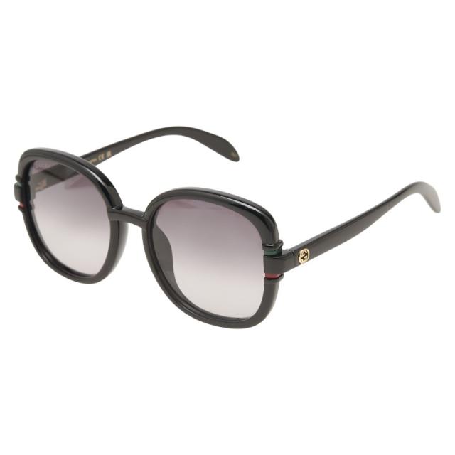 グッチ アジアンフィット サングラス GG1068SA ブラック プラスチック レディース GUCCI 【中古】