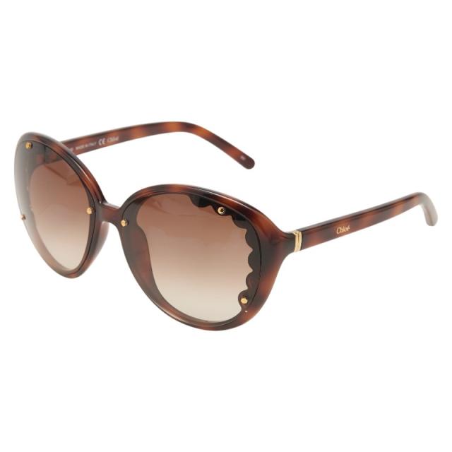クロエ サングラス CE652S ブラウン プラスチック レディース Chloe 【中古】
