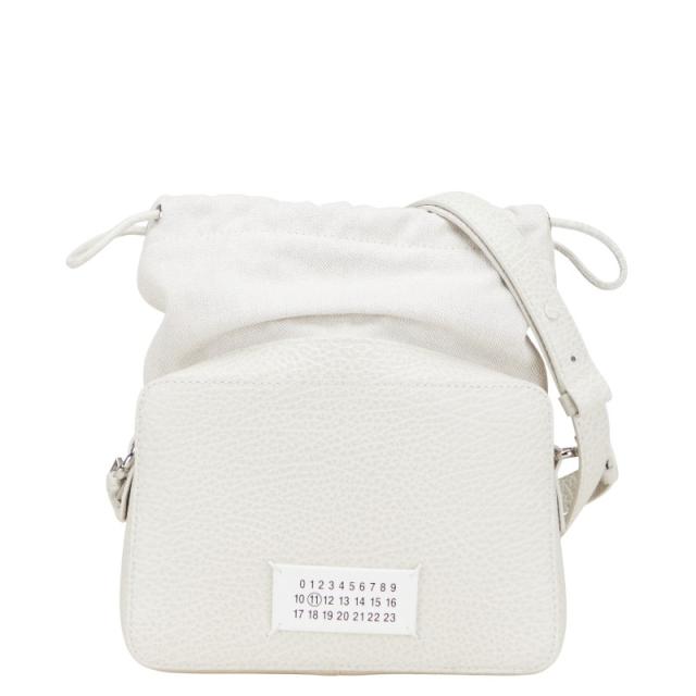 マルタンマルジェラ 5AC カメラバッグ ショルダーバッグ アイボリー ホワイト レザー レディース MARTIN MARGIELA 【中古】