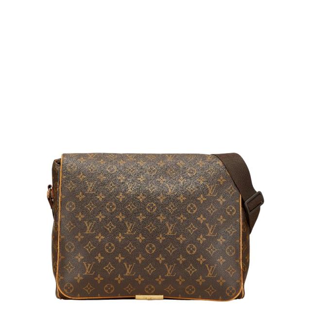 ルイ ヴィトン モノグラム アベス 斜め掛け ショルダーバッグ M45257 ブラウン PVC レザー レディース LOUIS VUITTON 【中古】