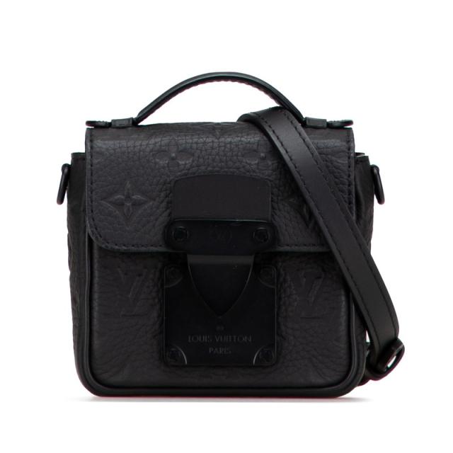 ルイ ヴィトン トリヨン モノグラム ピコ Sロック ミニハンドバッグ ショルダーバッグ 2WAY M83148 ブラック LOUIS VUITTON 【中古】