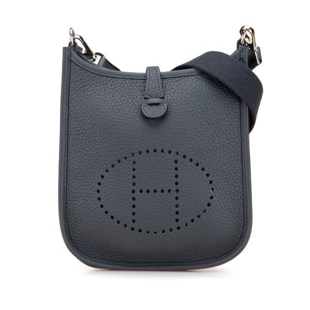 エルメス エブリンTPM 斜め掛け ショルダーバッグ グリミスティ グレー シルバー金具 トリヨンクレマンス レディース HERMES 【中古】