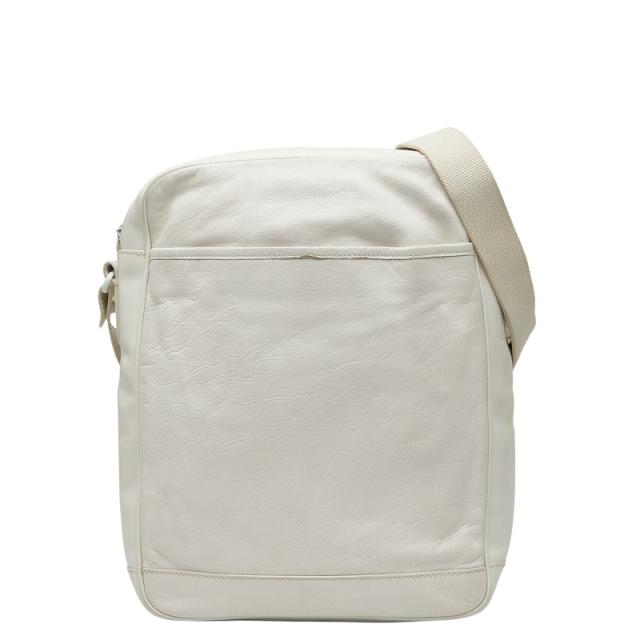 バレンシアガ リポーター 斜め掛け ショルダーバッグ 272862 ホワイト レザー レディース BALENCIAGA 【中古】