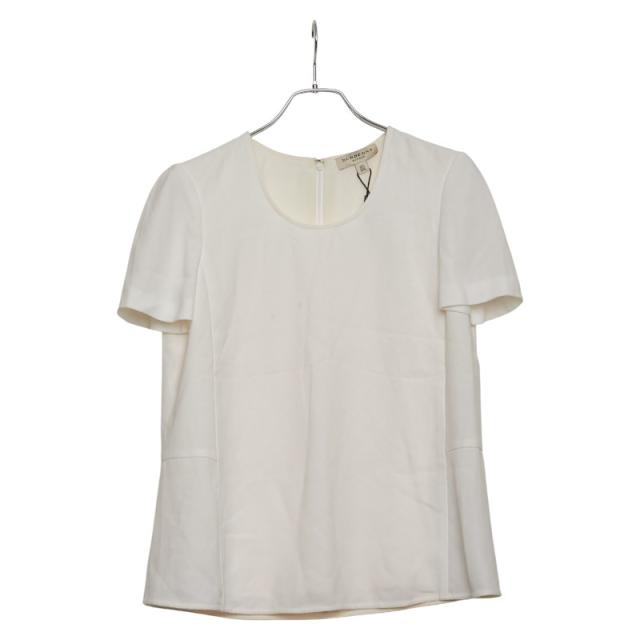 バーバリー プルオーバー ブラウス  サイズ:UK8 アイボリー アセテート シルク レディース BURBERRY 【中古】