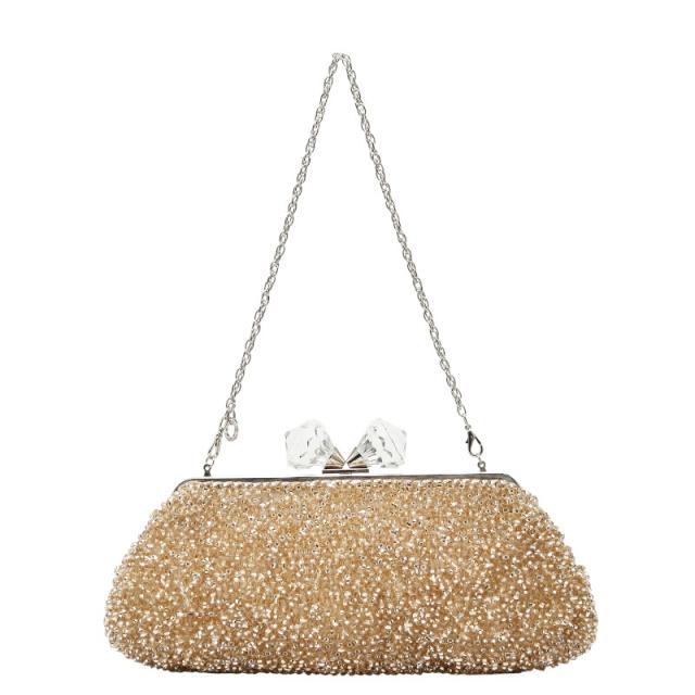 アンテプリマ ワイヤーバッグ ショルダーバッグ ゴールド ビニール レディース ANTEPRIMA 【中古】