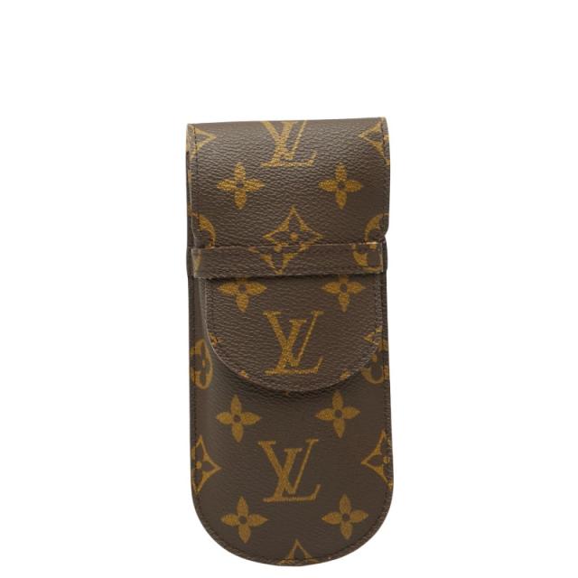 ルイ ヴィトン モノグラム エテュイ リュネット ラバ メガネケース M62970 ブラウン PVC レザー レディース LOUIS VUITTON 【中古】
