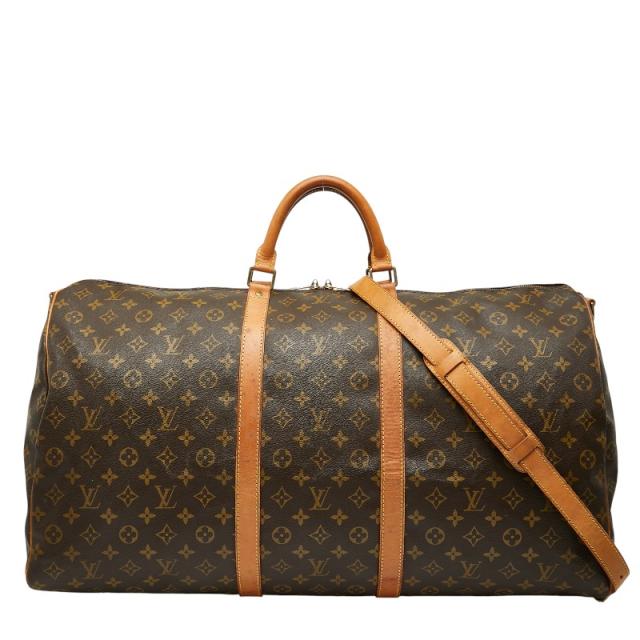 ルイ ヴィトン モノグラム キーポル バンドリエール 60 ボストンバッグ ショルダーバッグ 2WAY M41412 ブラウン LOUIS VUITTON 【中古】