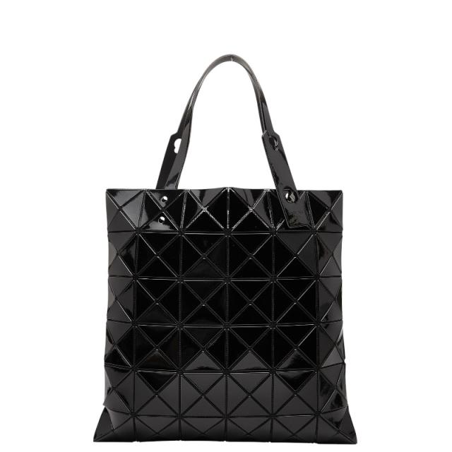 イッセイミヤケ BAOBAO バオバオ トートバッグ ハンドバッグ ブラック PVC レディース ISSEY MIYAKE 【中古】