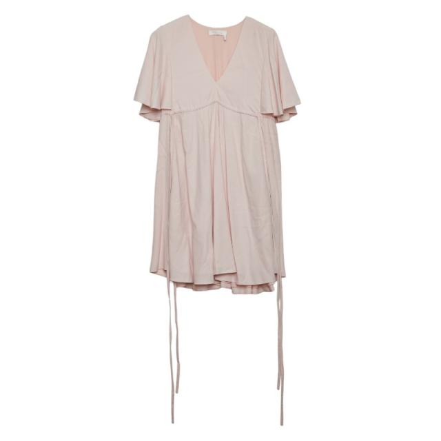 クロエ チュニック 半袖ミニワンピース サイズ:34 ピンク アセテート レーヨン レディース Chloe 【中古】