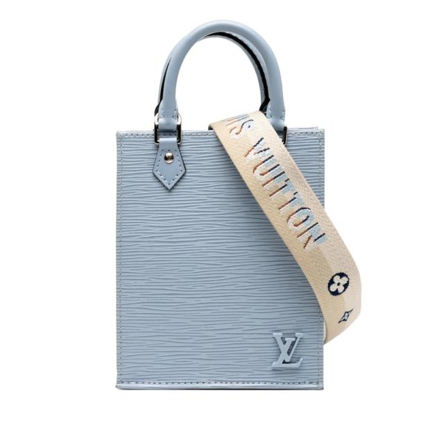 ルイ ヴィトン エピ プティット サックプラ ハンドバッグ ショルダーバッグ 2WAY M80167 ブルー レザー LOUIS VUITTON 【中古】