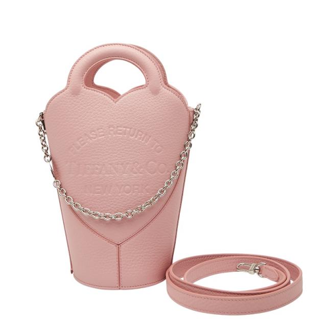 ティファニー リターン トゥ ティファニー クロスボディバッグ ハンドバッグ ショルダーバッグ 2WAY ピンク レザー TIFFANY&Co. 【中古】